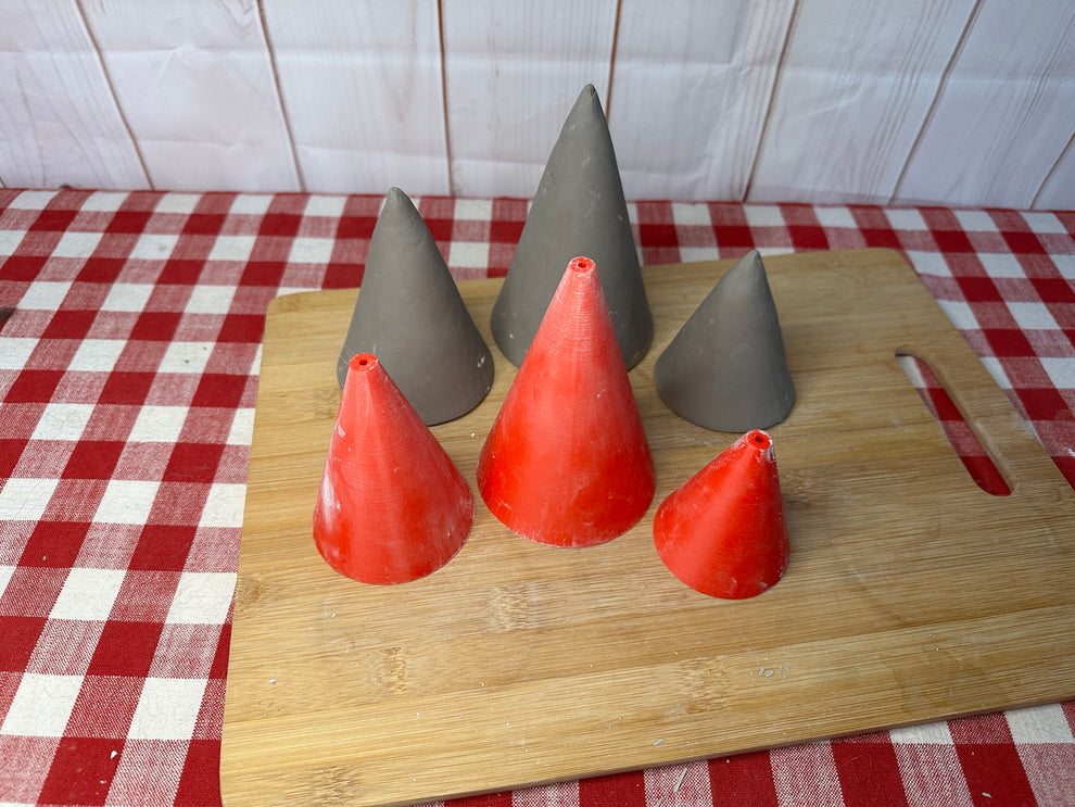 Short Cone Form for Cone Set Pottery Template - Form Only - Straight s ...