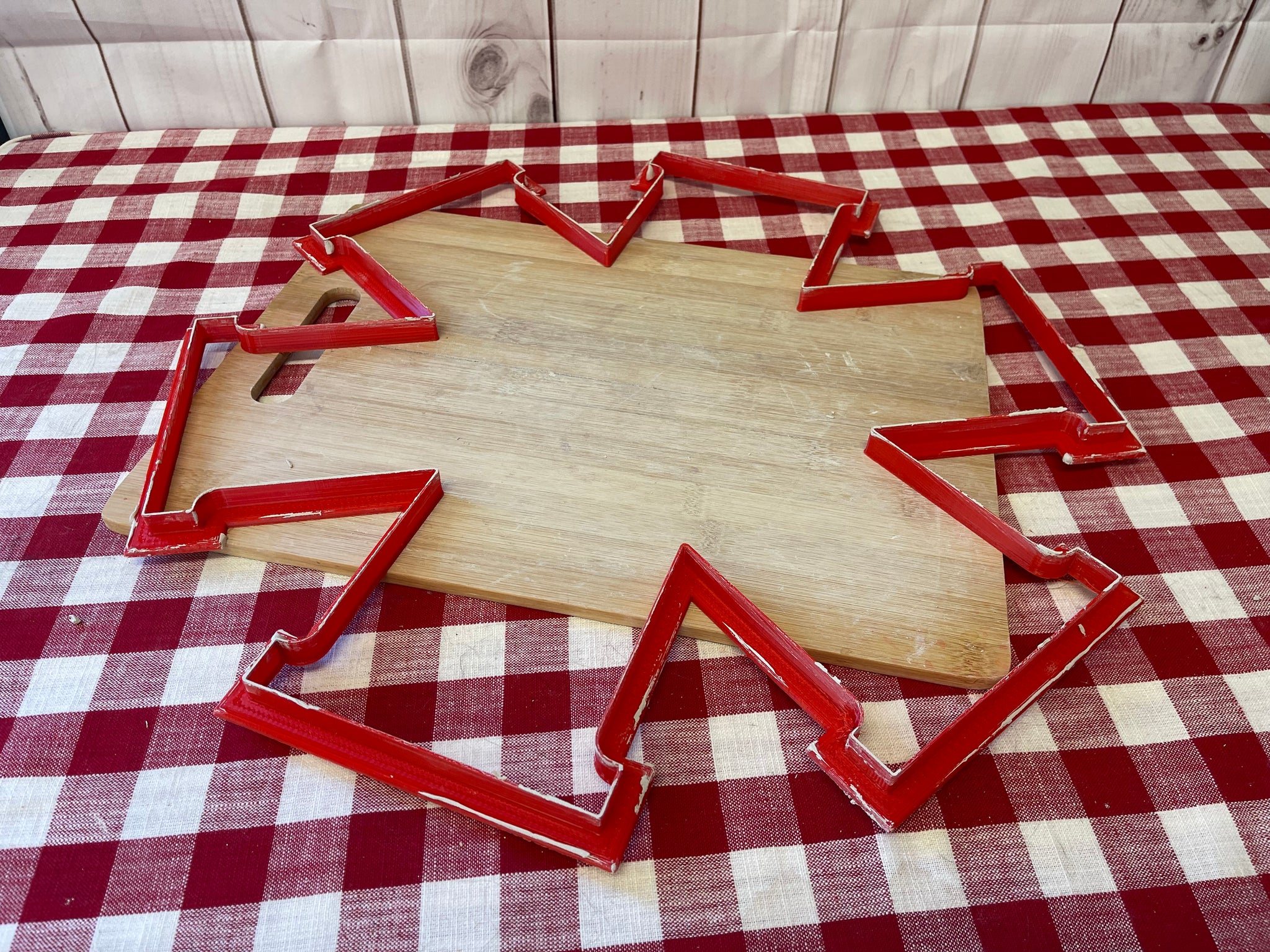 Fruit or Bread Bushel Basket Template Clay Cutter, Hexagon - Plastic 3 ...