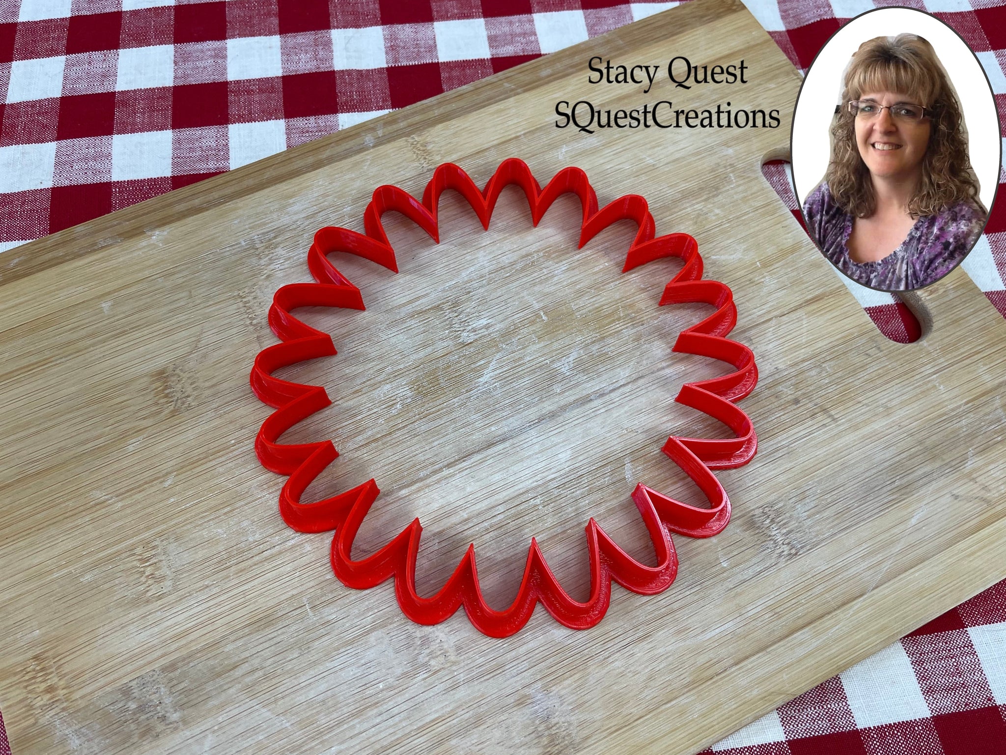 Flower Stacy Quest inspired Coneflower Design, Clay Cutter - Plastic 3 ...