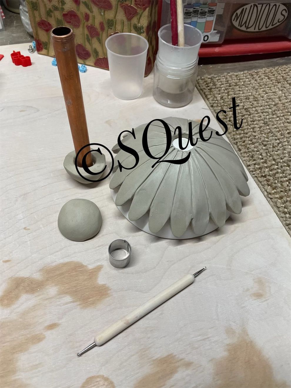 Flower Stacy Quest inspired Coneflower Design, Clay Cutter - Plastic 3 ...